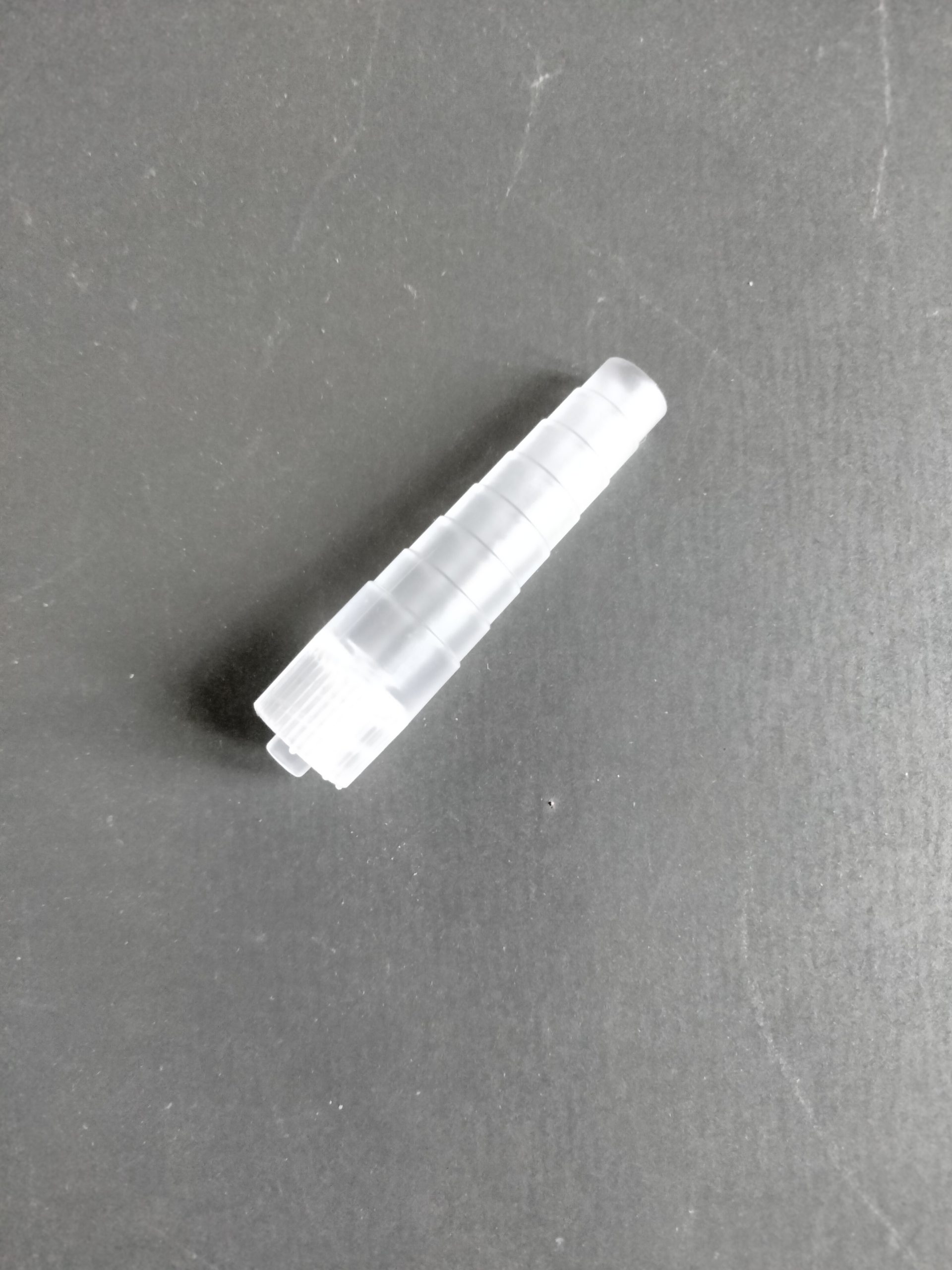 Adapter – male Luer Lock end to larger tube (5/16 ID) - Nephrostomy Living